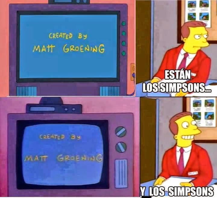 Chistes Graficos: Están Los Simpsons y Los Simpsons