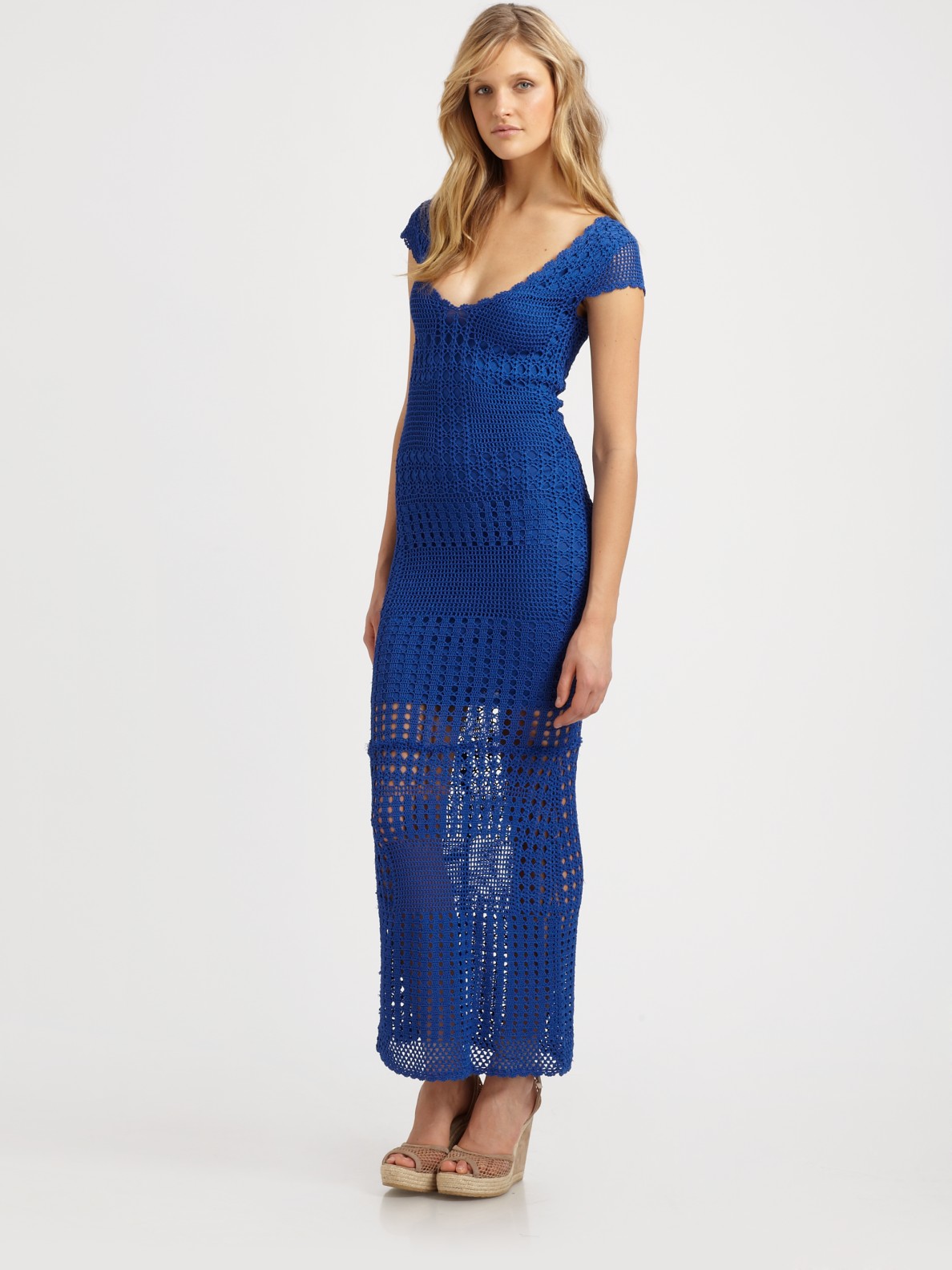 Crinochet: Deep Blue Dress