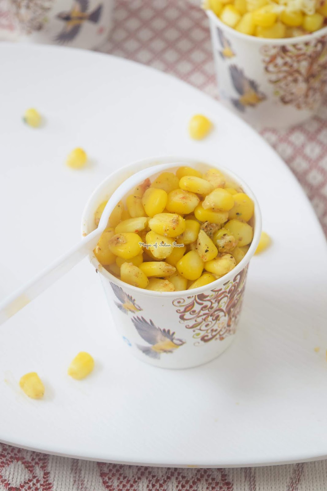 Sweet Corn in Cup - Butter Masala, Minty Pani Puri, Cheese & Herbs Corn ...
