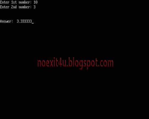 C PROGRAM: TO DIVIDE TWO NUMBERS USING POINTER ~ noexit4u.com C PROGRAM: TO DIVIDE TWO NUMBERS USING POINTER ~ noexit4u.com