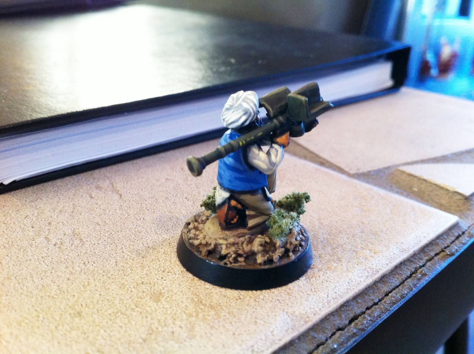 Fawcett Avenue Conscripts: Mujahideen with Stinger Missile - 28mm