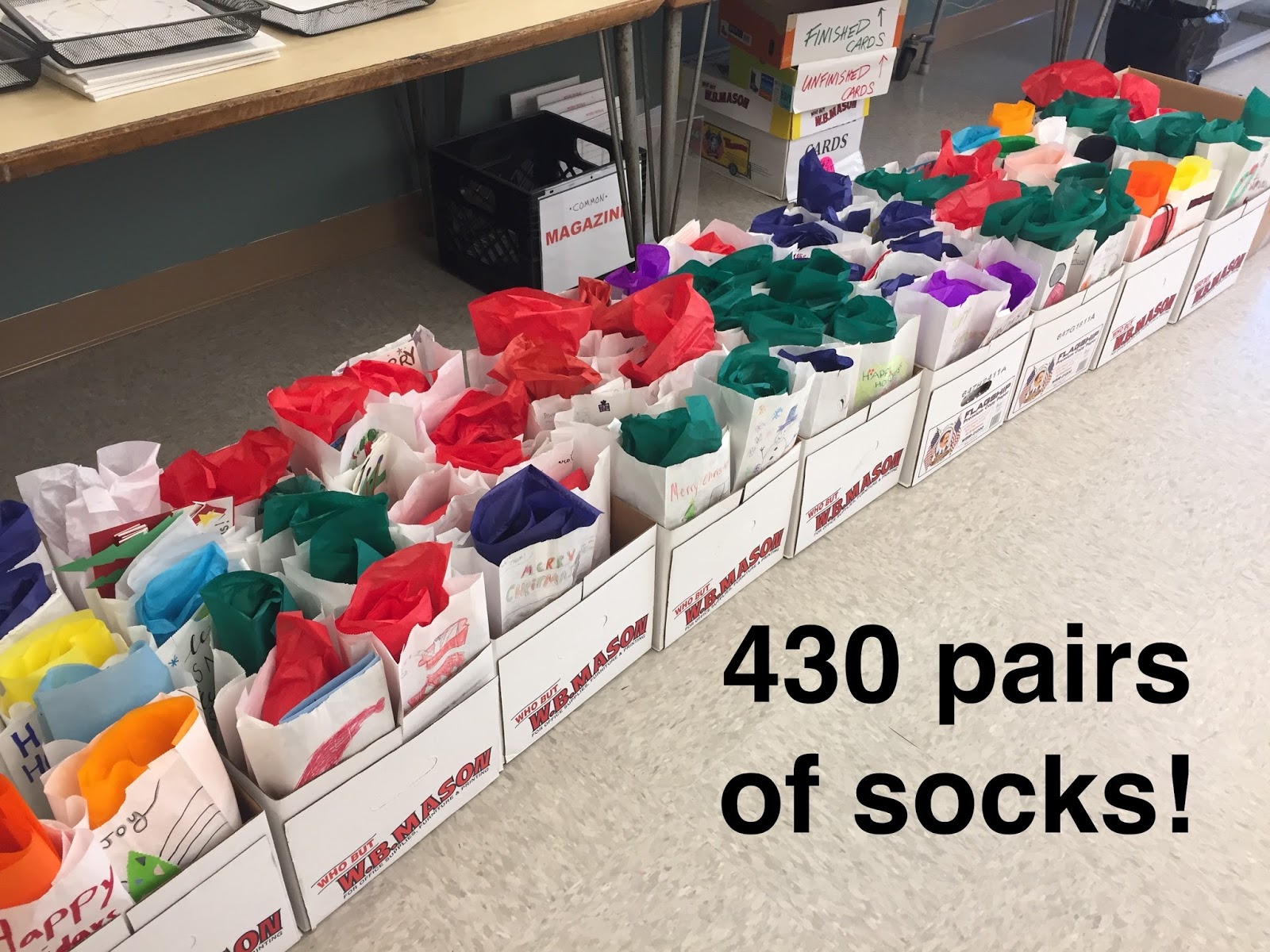 Saxe Art: Saxe Art Dept. Annual Holiday SOCK DRIVE!