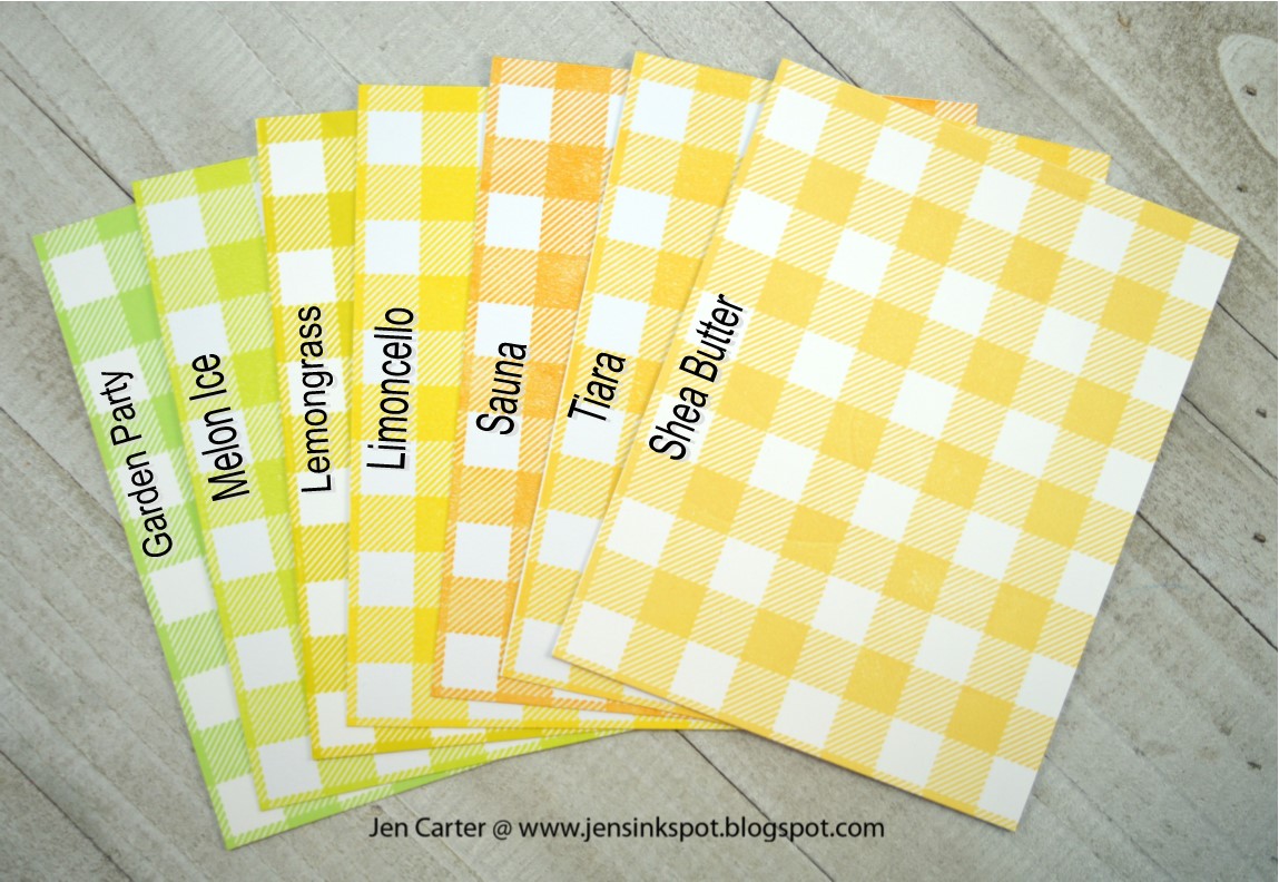 Jen's Ink Spot: New Catherine Pooler Ink Colors Comparisons