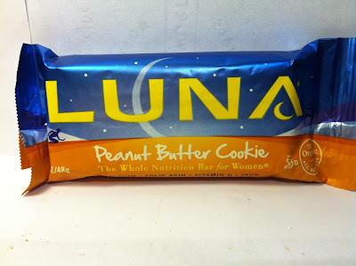 Crazy Food Dude: Review: LUNA Peanut Butter Cookie Nutrition Bar