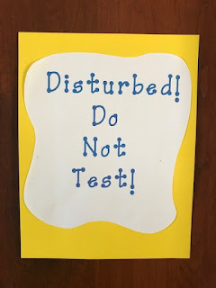DISTURBED! DO NOT TEST! - Dr. Jean & Friends Blog