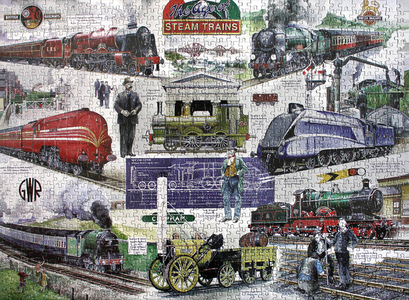 STEAM TRAINS AND JIGSAW PUZZLES: More Montages