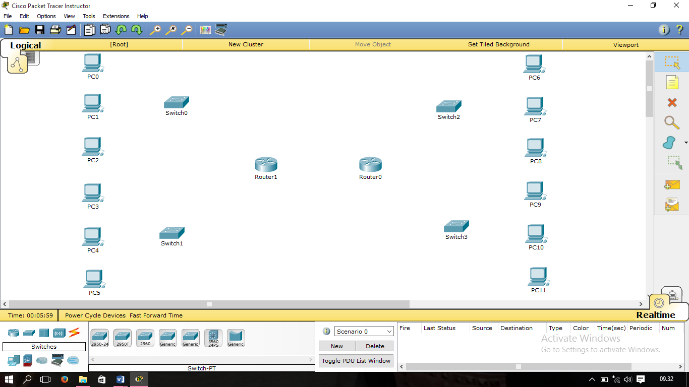 Mendesain jaringan WAN menggunakan cisco packet tracer