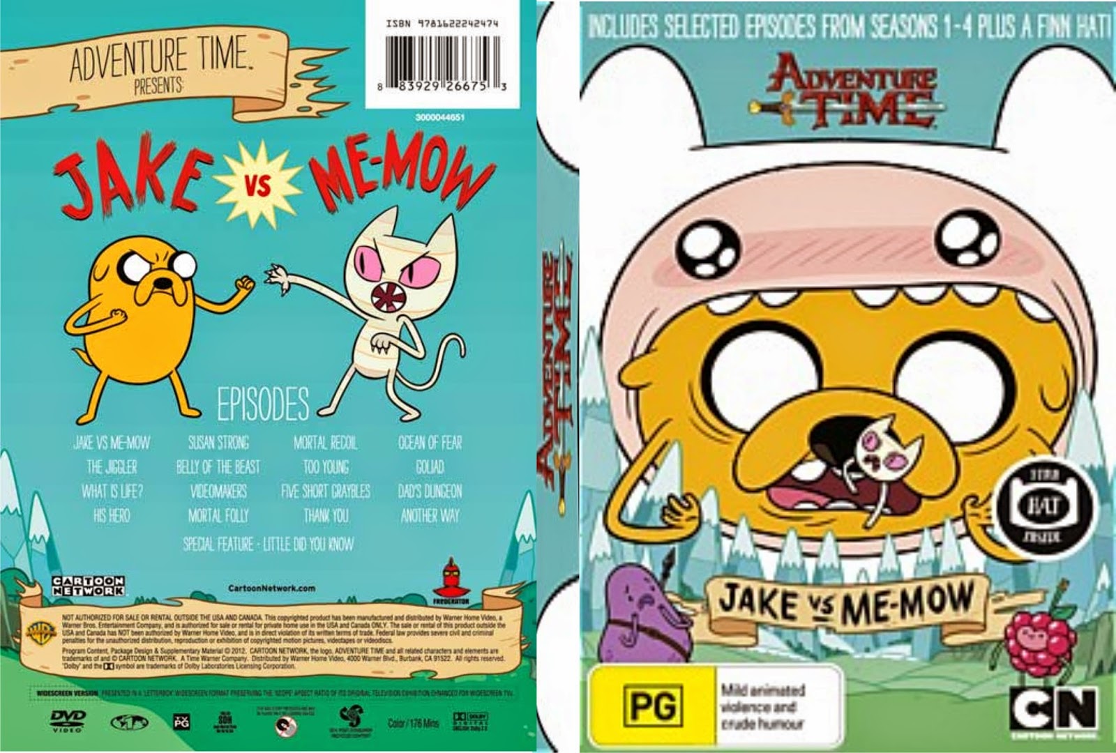 ESTRENOS EN BLU RAY: ADVENTURE TIME JAKE VS ME-MOW