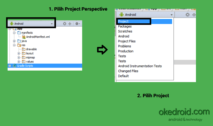 Tips Cara Menciptakan Landscape Layout Di Project Android Studio - Java ...