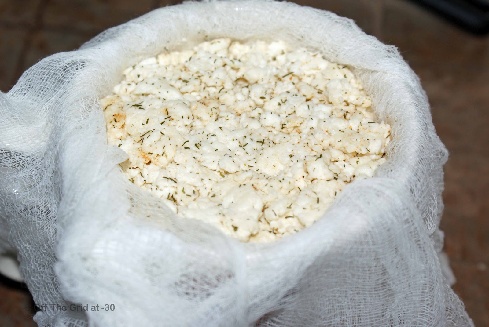 Off the Grid at -30: Recipe Thursday - Making Simple Cheese for the ...