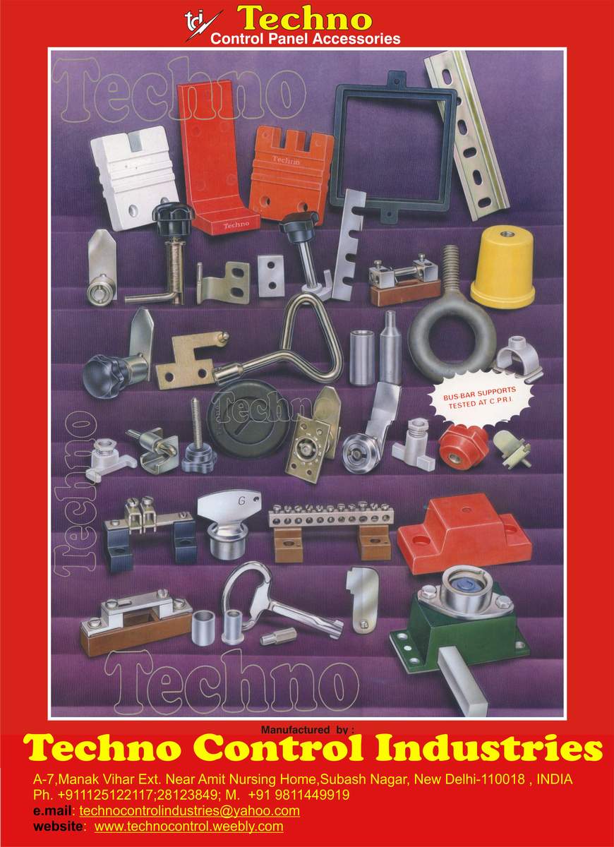 Control Panel Accessories: Techno Control Industries Delhi