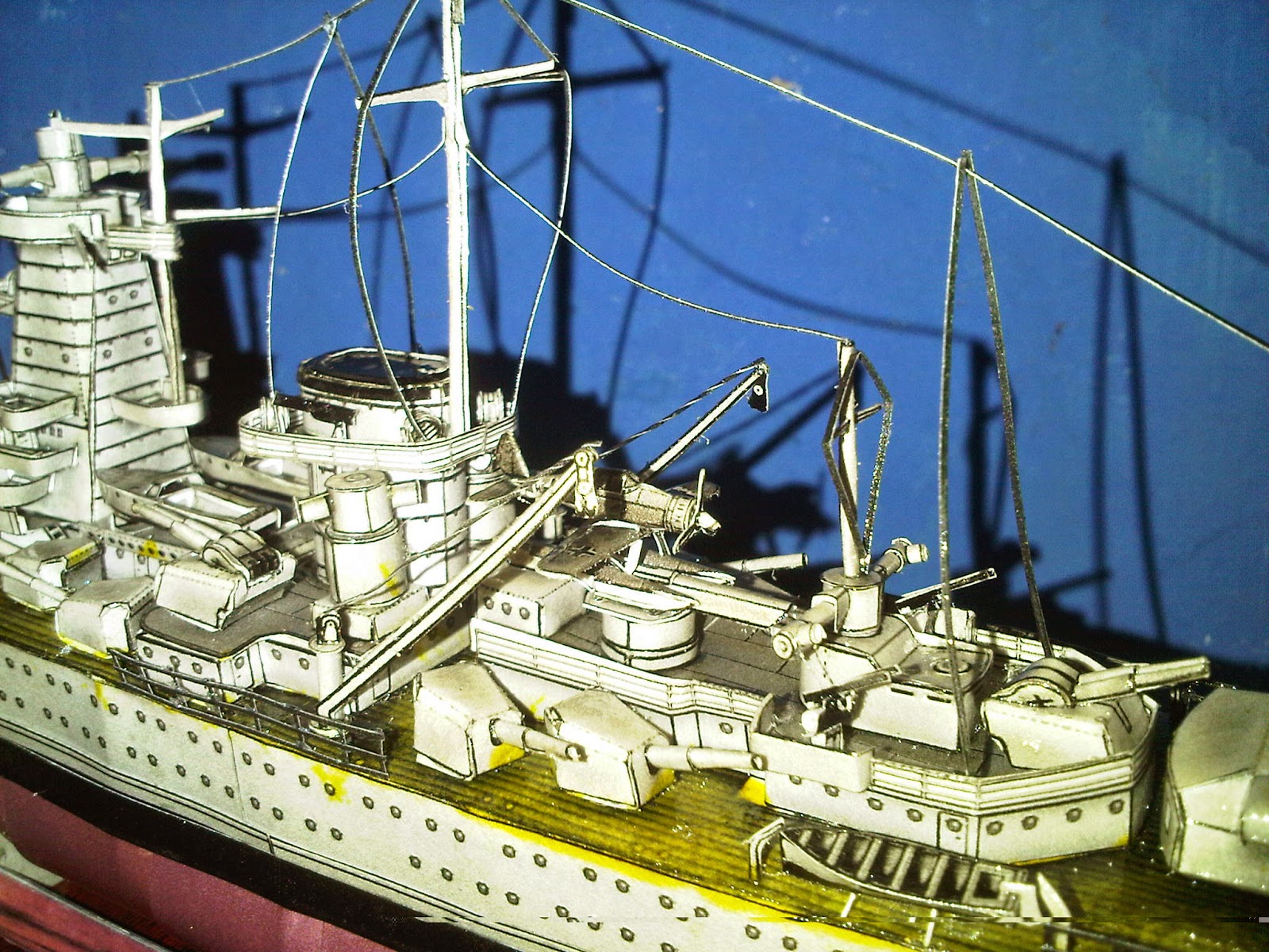 Papermodel Kapal Perang & Lain2: Papercraft Admiral Graff Spee
