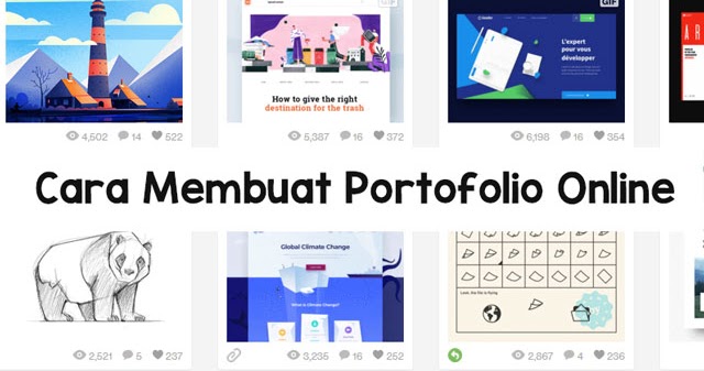 4+ Cara Membuat Portofolio Desain Online Mudah dan Cepat