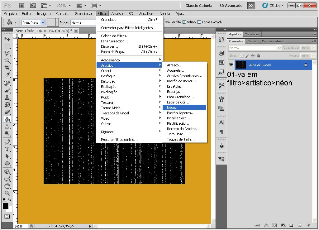 Photoshop cs3 cs4 cs5: como fazer efeito matrix no photoshop.