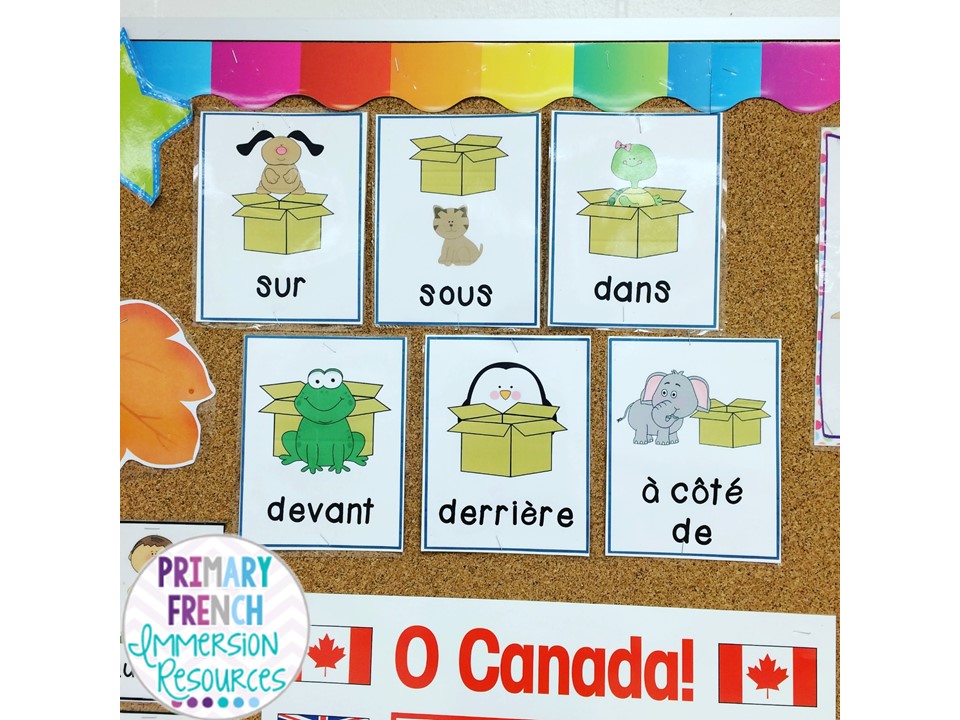 Les prépositions - Primary French Immersion Resources