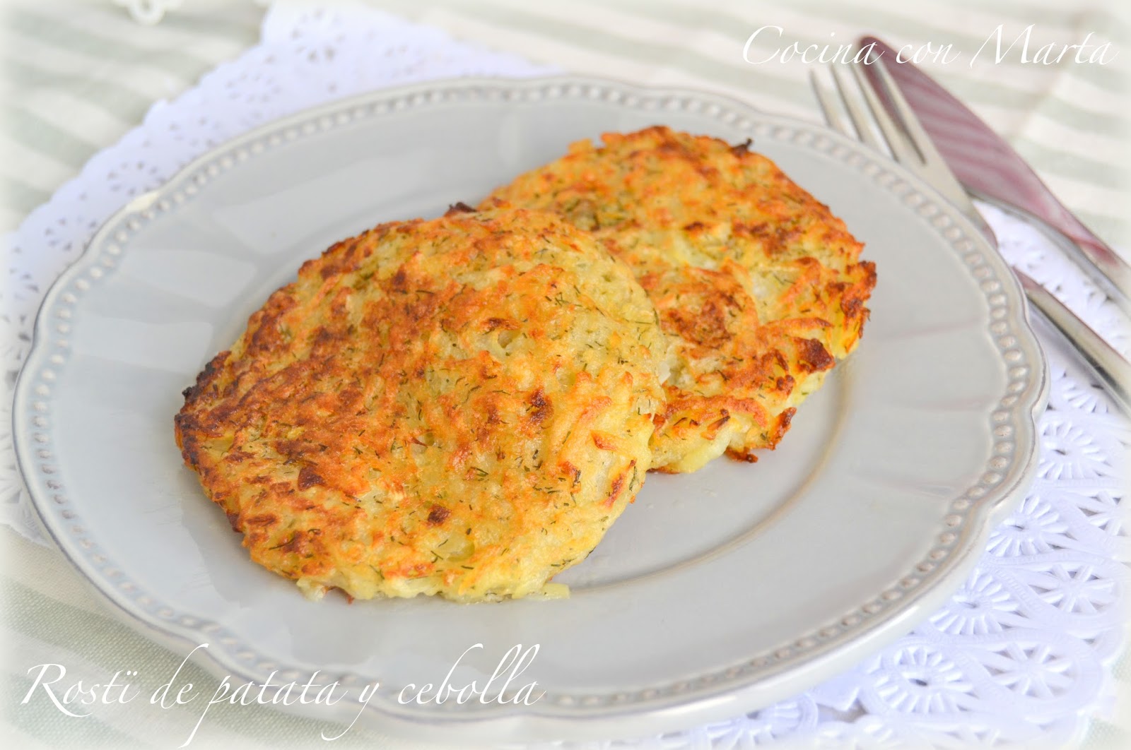 Cocina con Marta. Recetas fáciles, rápidas y caseras: Rösti de patata ...