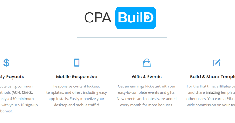 CpaBuild Best CPA network | CPA Here