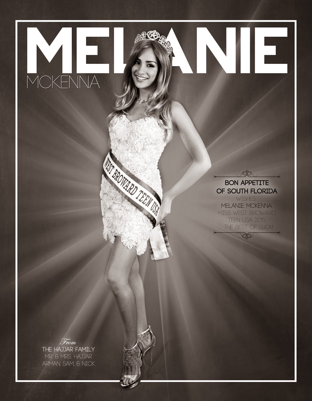 PAGEANT DESIGN | blog: Ads designed for Melanie McKenna | MISS FLORIDA ...