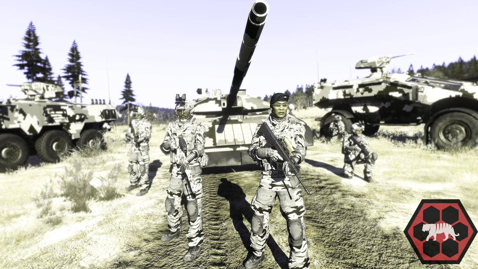 CSAT を冬季迷彩のタイガー ストライプ柄にした Arma 3 アドオン | 弱者の日記^^ - Arma 3 MODとアドオン紹介