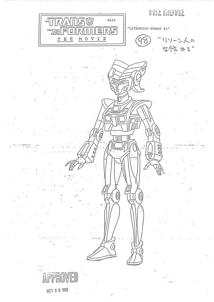 G1 Movie Model Sheets
