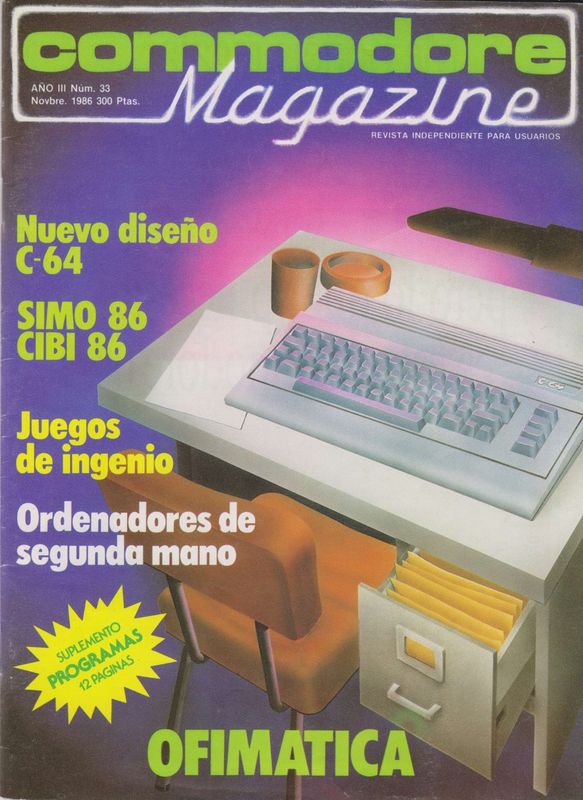 INDiceretro - Commodore Magazine #33 (1986) (Revistas)