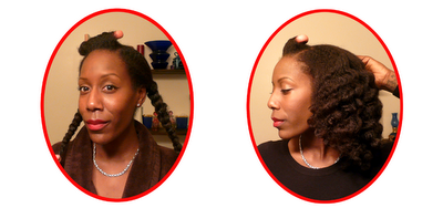 The Retro Natural: Hair Setting Basics and a Simple Everyday Style