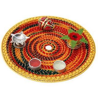 Malayalam News: [www.keralites.net] Diwali Thali Decorated with Bandej ...