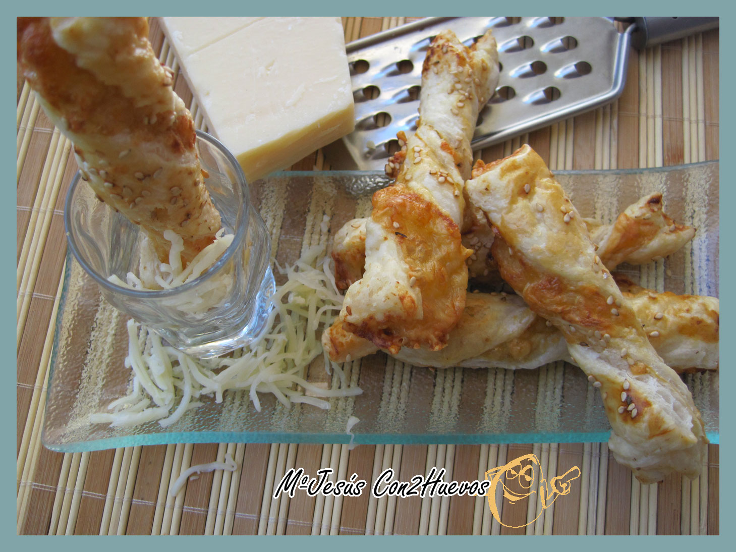 Con2Huevos: PALITOS DE QUESO CON SESAMO
