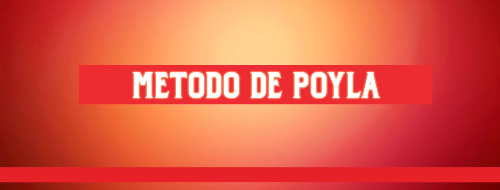 Metodología POLYA en resolución de problemas