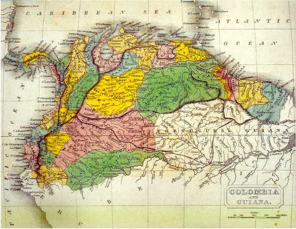 COLOMBIA ENTRE LOS AÑOS 1780 Y 1810
