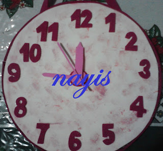 Manualidades Nayis: Reloj de Manecillas o Agujas en Foami
