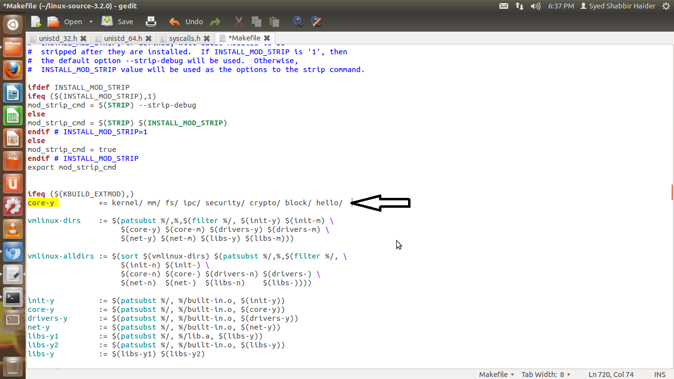 How to add a system call in Linux kernel | Syed Shabbir Haider