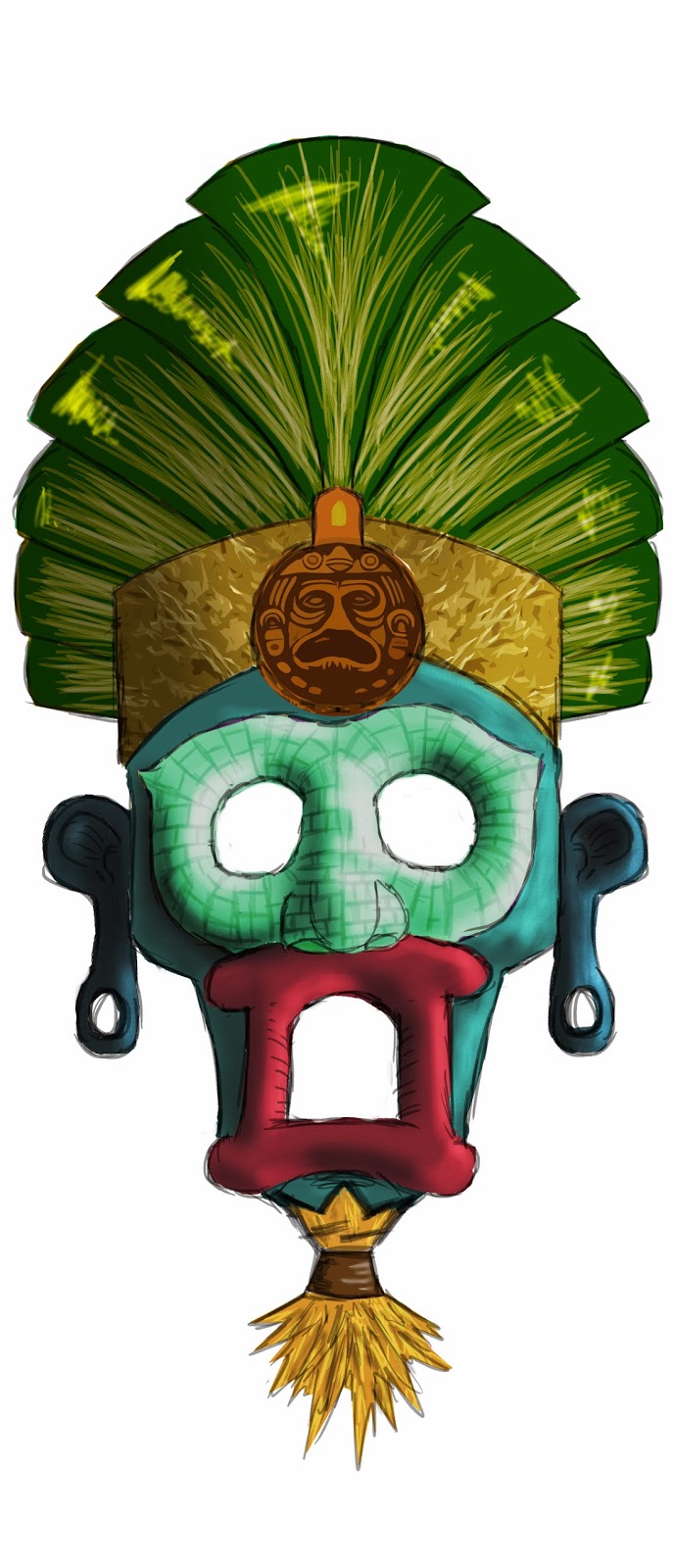 University Game Art: Creation of an artifact/mask for group work BA4