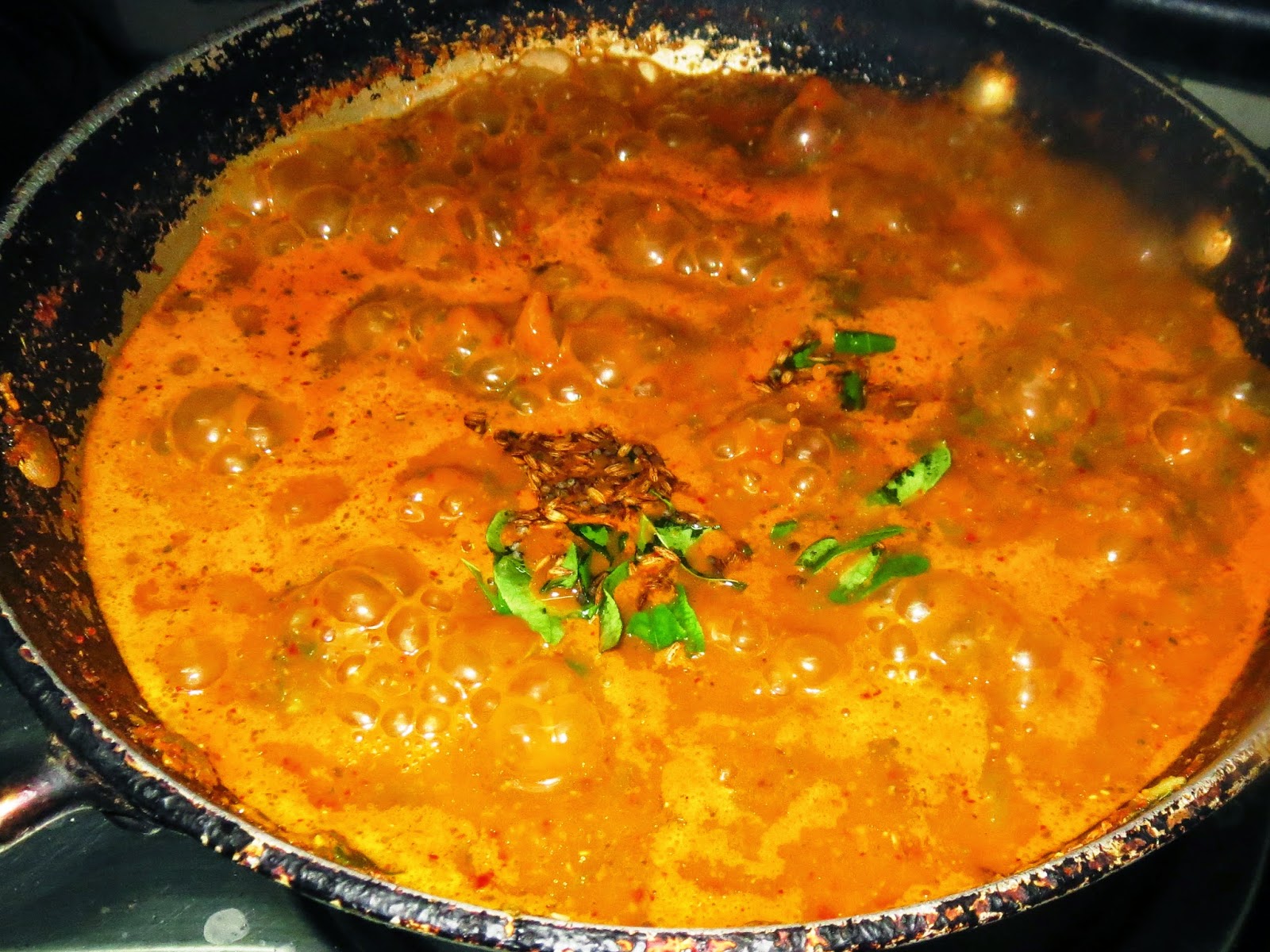 ಅಡಿಗೆ - Adige: Basale leaves Curry