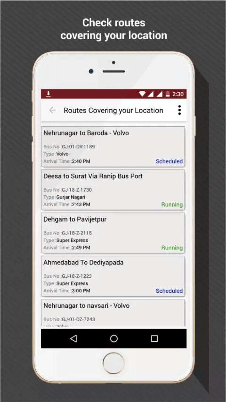 Rapid Go Realtime Bus Tracking Android App.