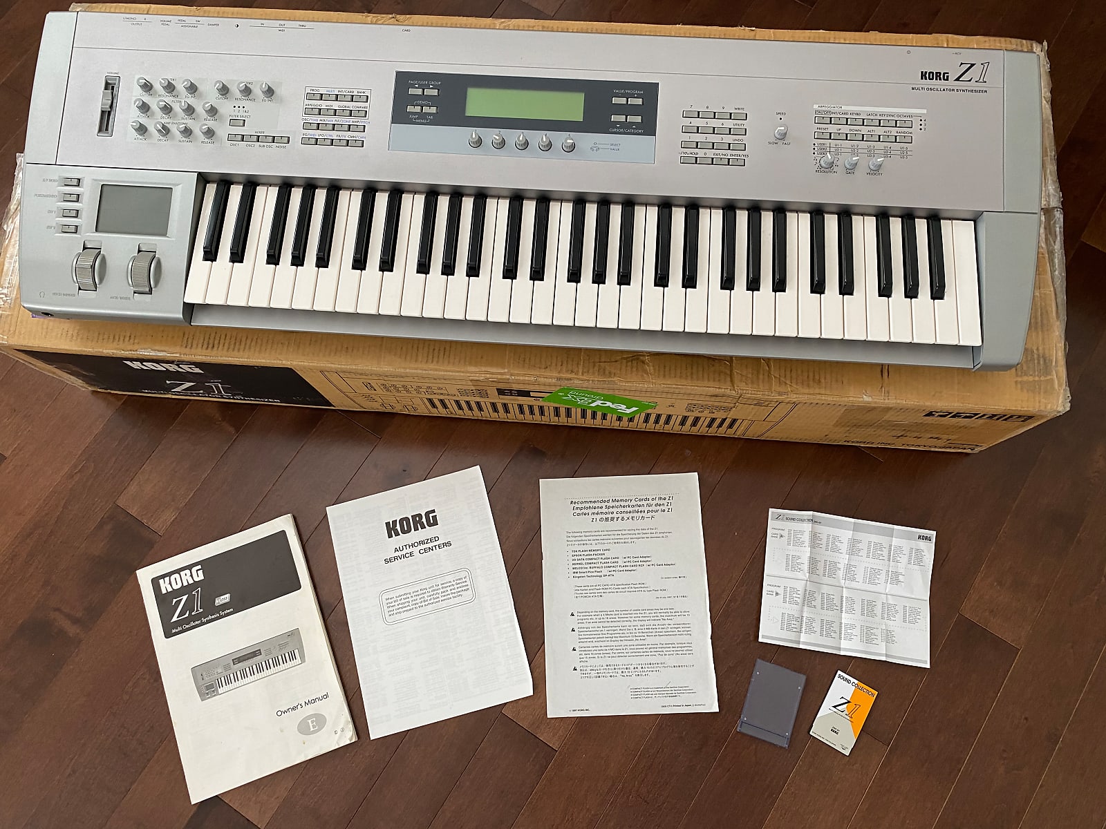 MATRIXSYNTH: Korg Z1 Expanded w/ Original Box & ZSC-01 Sound Collection ...
