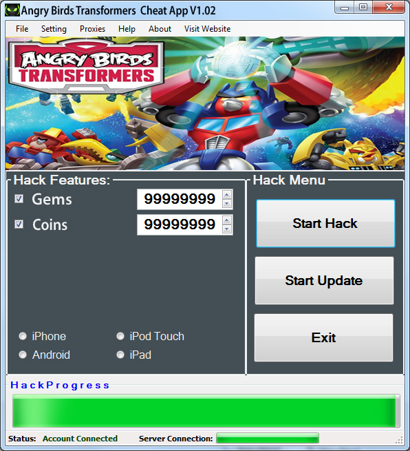 Android games tips: Angry Birds Transformers Hack Unlimited Gems, Coins ...