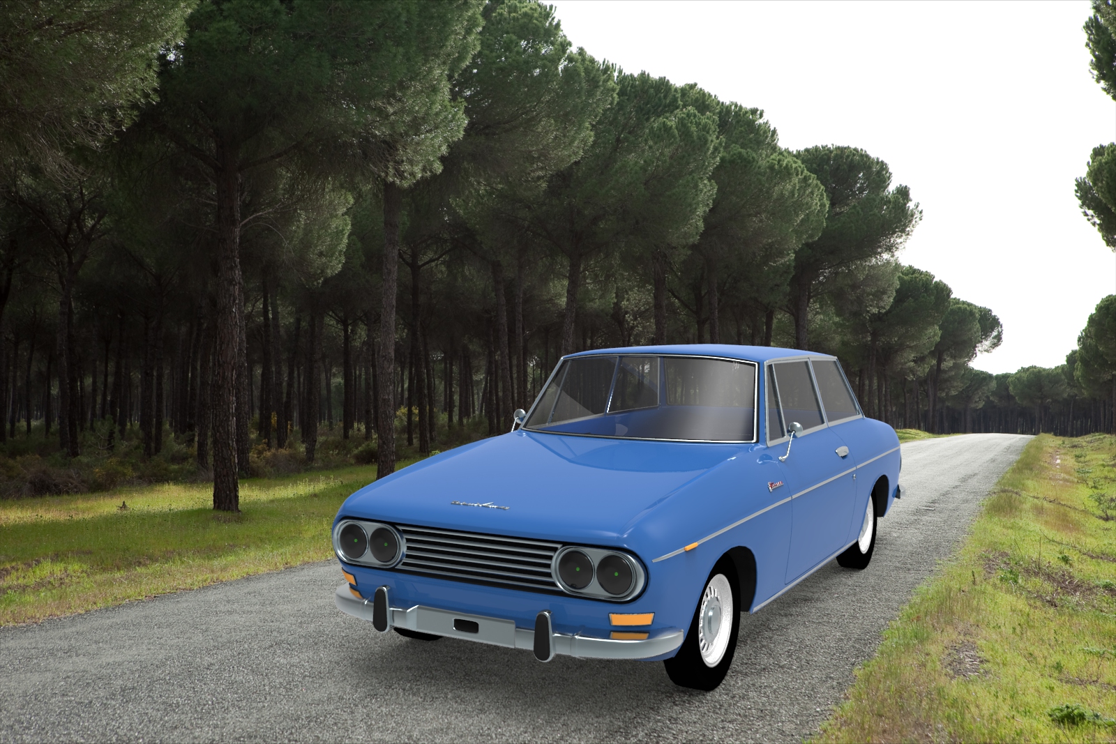 DKW-Vemag Fissore 1965 - Exterior concluído e Renders ~ CLASSICS 4EVER