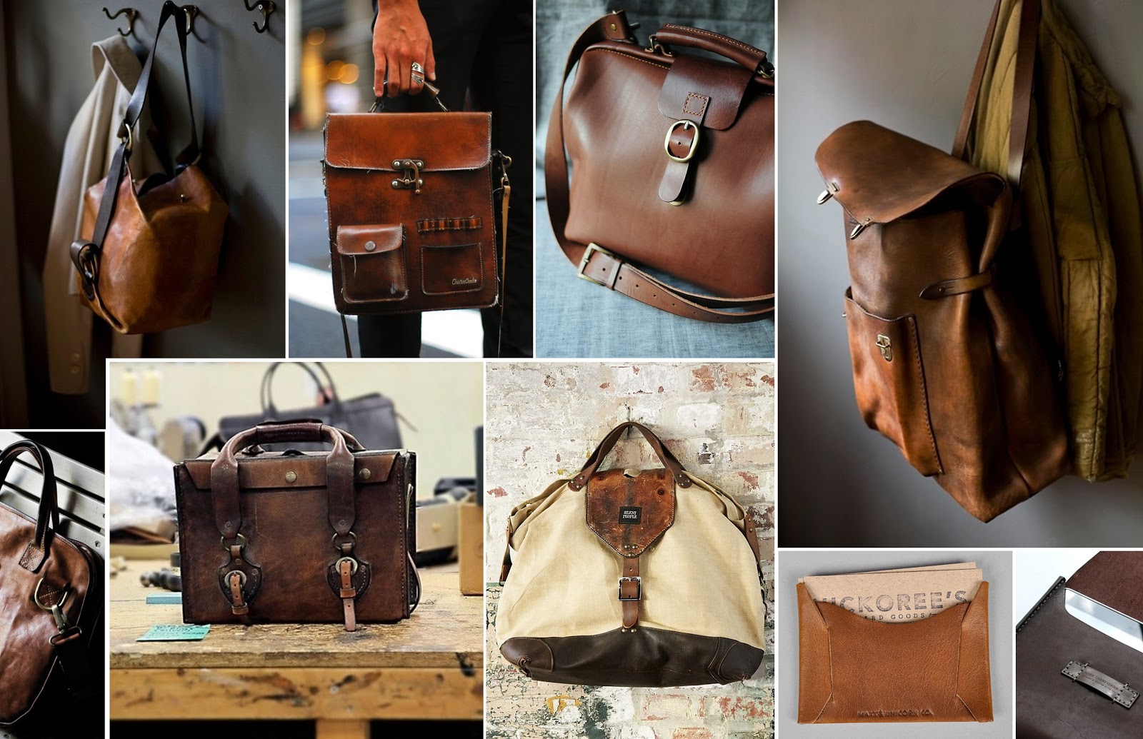 OPHILYA.: Handmade Rustic Leather Satchel