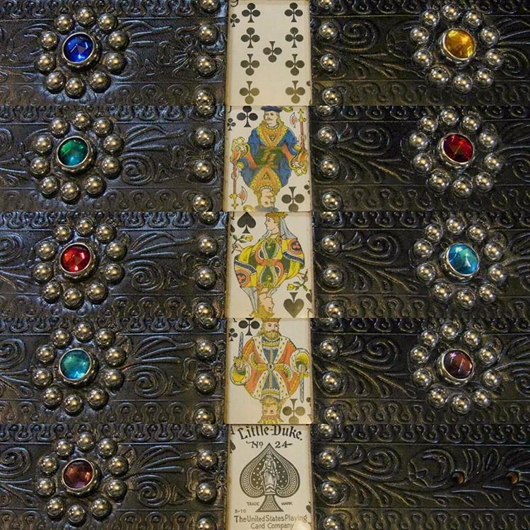 ACE WESTERN BELTS: Two different CARD BELTS