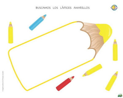 MI CLASE DE INFANTIL: COLOR AMARILLO