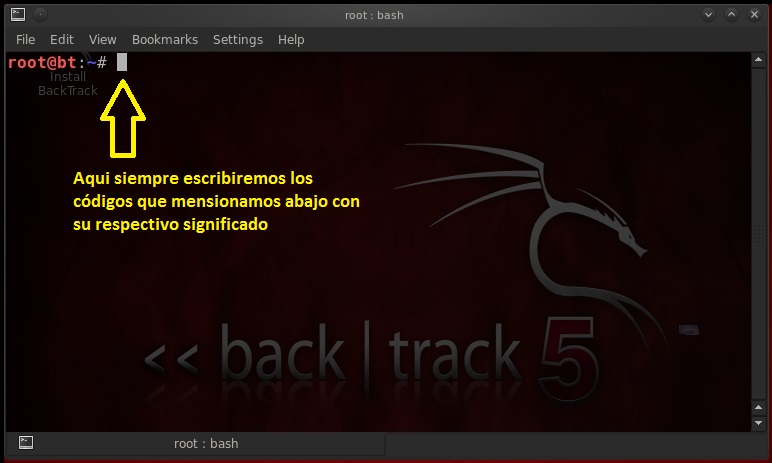 Comandos BACKTRACK ~ OPERATING SYSTEM ONE