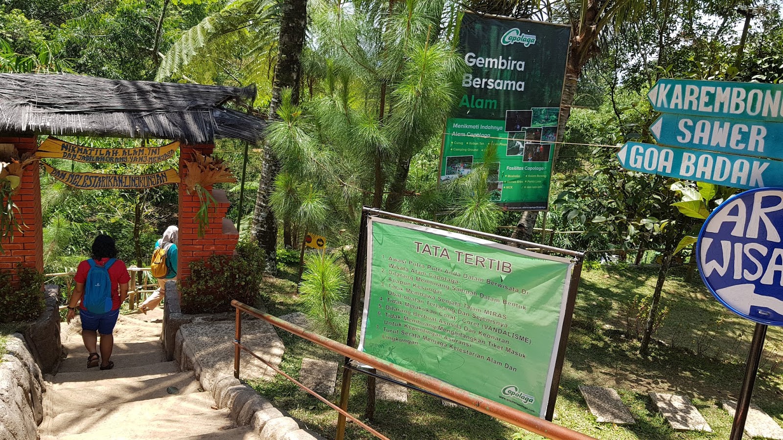 Mengunjungi Wana Wisata Capolaga: Curug Goa Gajah, Curug Sawer dan ...