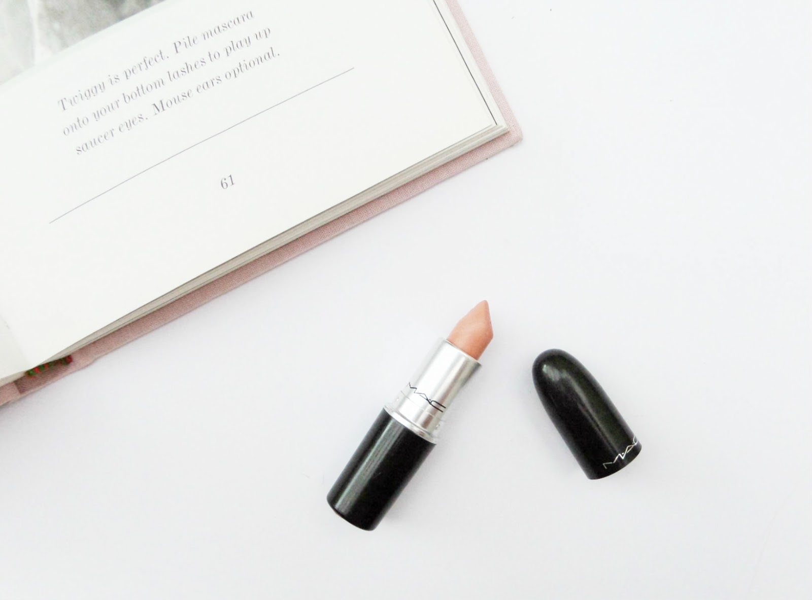 MAC Satin Finish Lipstick in Myth | Mascara and Maltesers | UK Beauty Blog