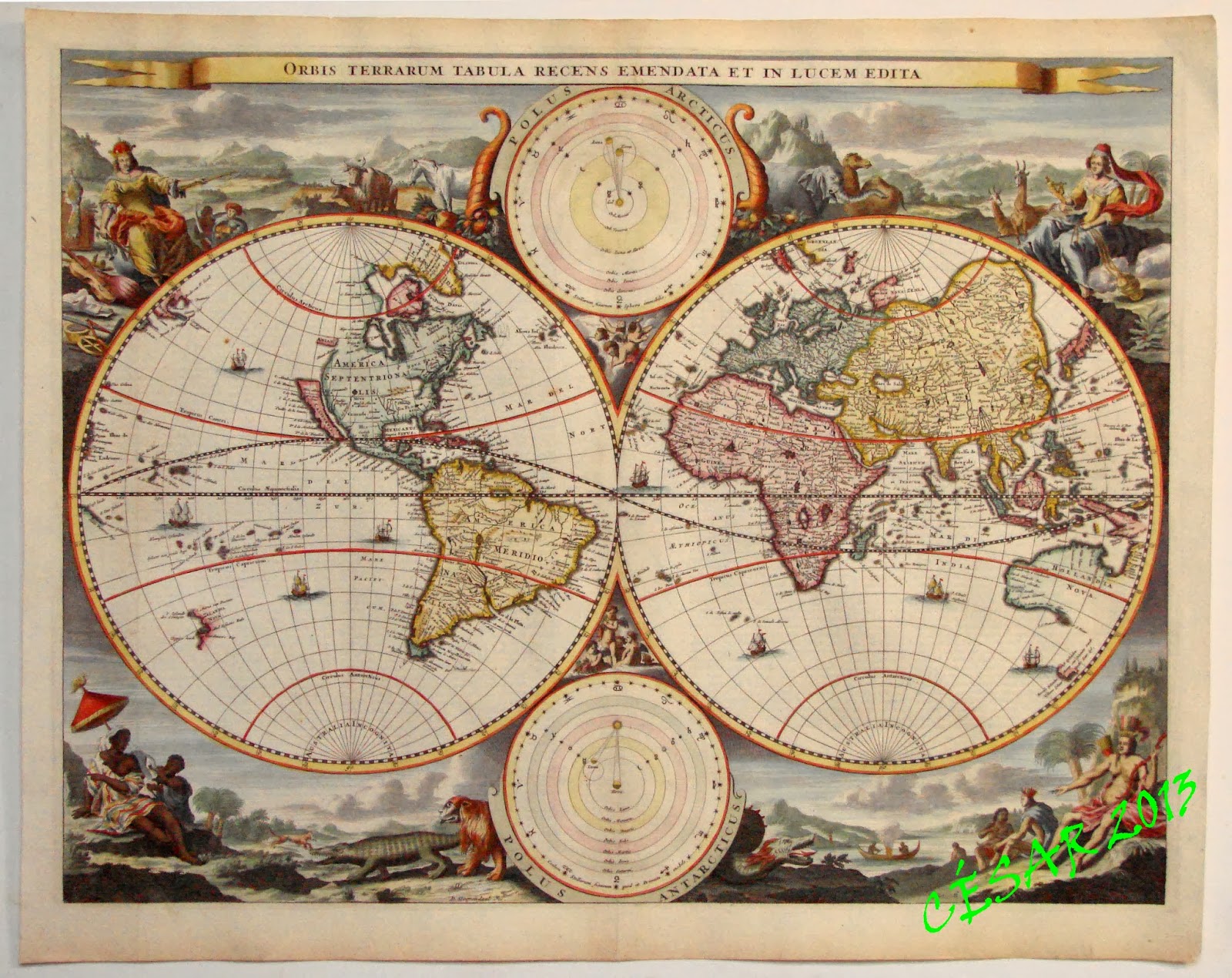 CESAR : MAPAS ANTIGUOS