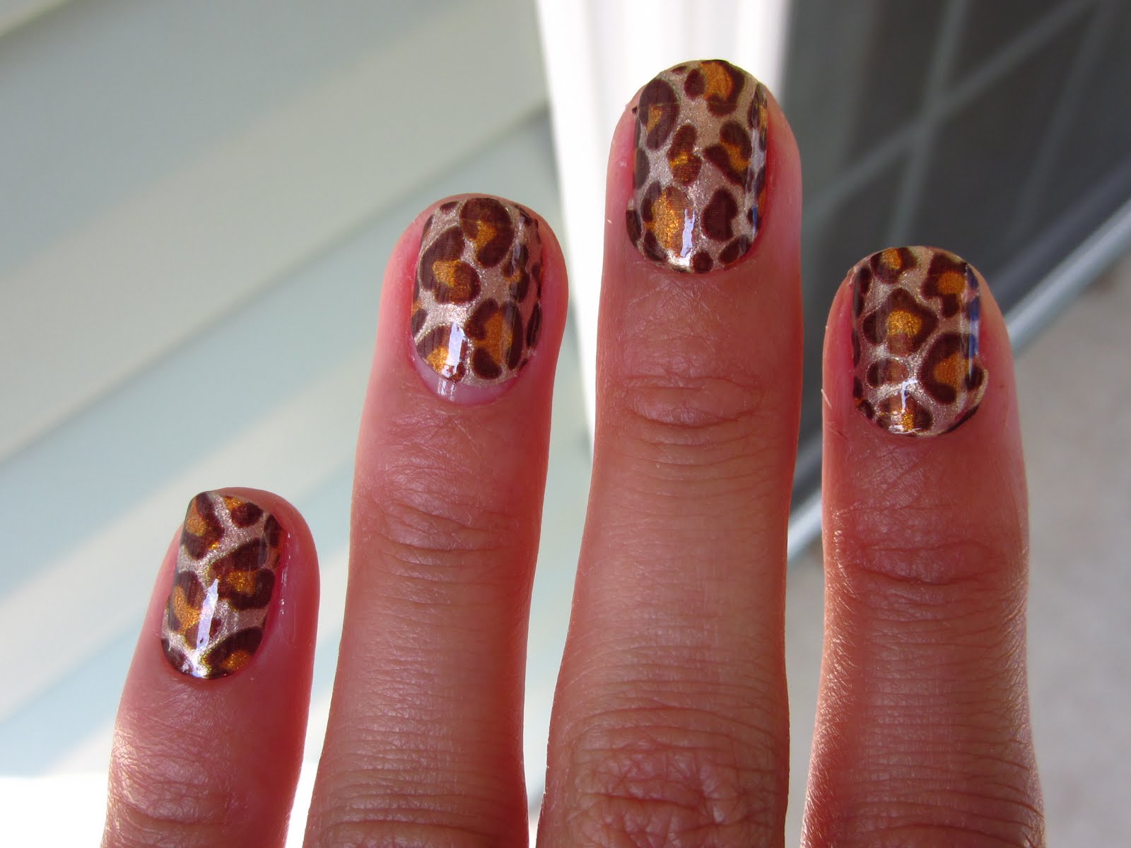 Simple Leopard Print Nail Designs Pictures - Anna Charlotta