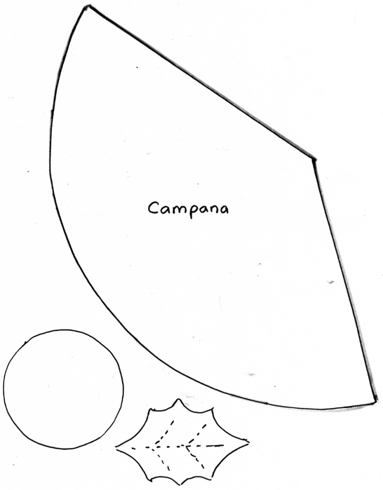 Molde para hacer un cono - Imagui