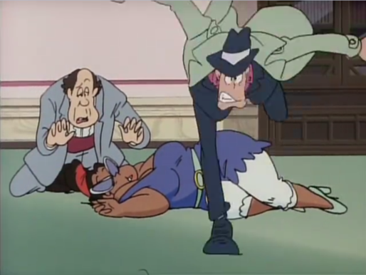 Aaron Long Cartoons - Blog: Pink Jacket Lupin 8