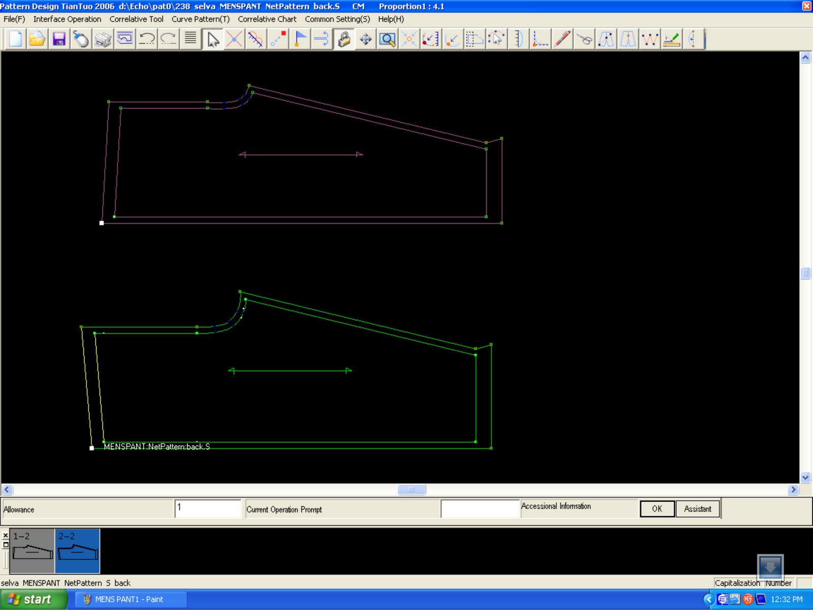 Manual / Cad Pattern Cutting - Training in Tirupur: How to Draft Pant ...