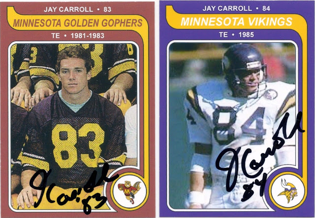 Minnesota Sports Autograph Project: JAY CARROLL